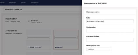 Block List Editor Block Appearance Label Displays Angular Statement On Initial Creation