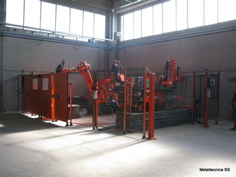 Metaltecnica Robotized Casting Cells For Brass Bronze Dimas Makine