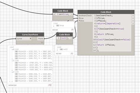 If Elseif Statement Error Occur Designscript Dynamo