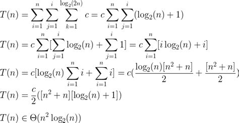 Performance Time Complexity Of Pseudocode Fragment Stack Overflow