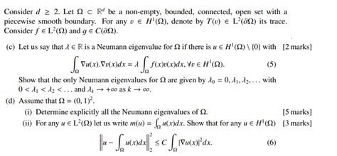 Consider D Let C Rd Be A Non Empty Bounded Chegg