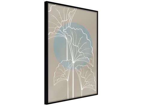 Affiche Murale Encadrée Miraculous Plant 20 X 30 Cm Noir