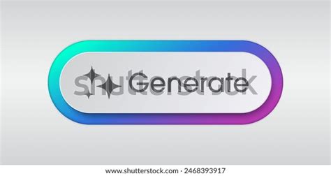 Generate Ai Button Neumorphic Bar Artificial Stock Vector Royalty Free 2468393917 Shutterstock