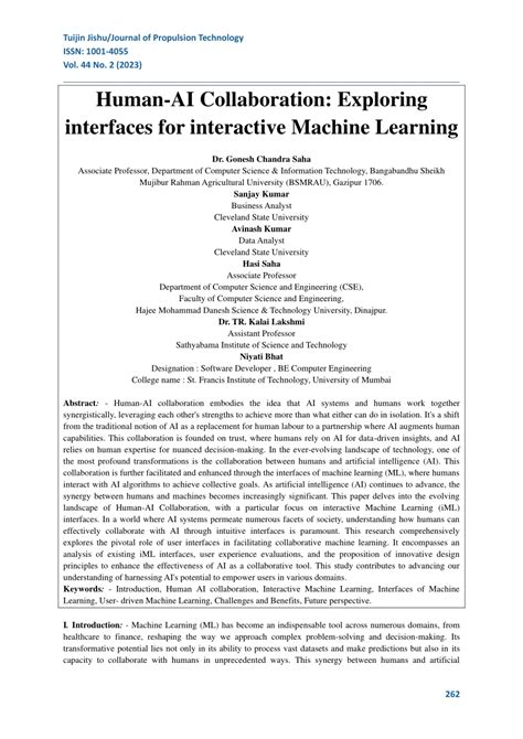 Pdf Human Ai Collaboration Exploring Interfaces For Interactive Machine Learning