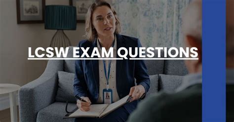 LCSW Exam Questions Social Worker Prep