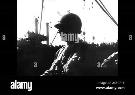 Ronald Reagan Narrates Footage Of General Pattons Army Taking Sicily