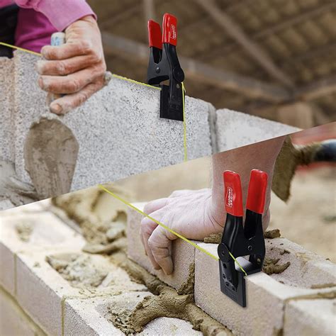 Goldblatt 4 Pieces Concrete Tools Set W2 Mason Line Clampsand2 Masonry