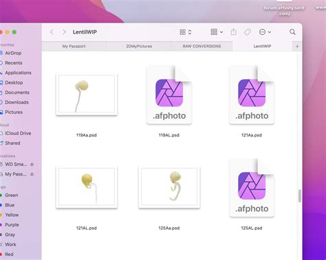 Psd Thumbnails Turn Black In Finder Affinity On Desktop Questions Macos And Windows