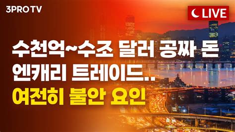 8월 8일 오후 방송 전체보기 끝나지 않은 하락장 눈치보는 시장👀수천억~수조 달러 공짜 돈 엔캐리 트레이드슈퍼마이크로컴퓨터 어닝 쇼크이번 경기침체론은 정말 과장