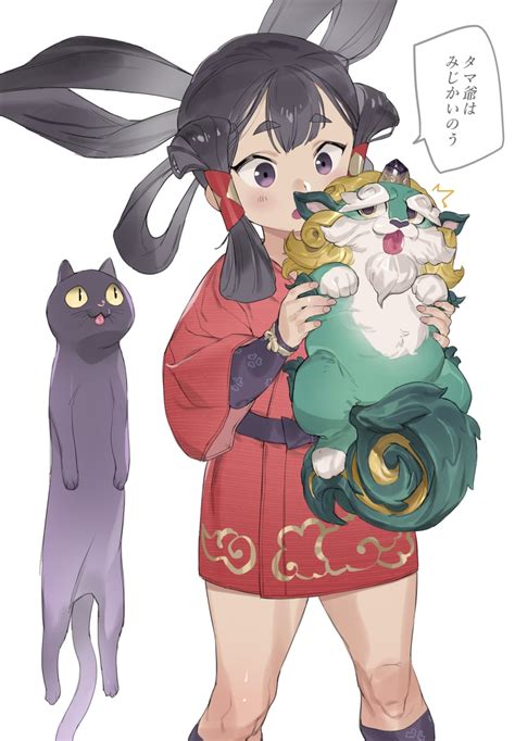 Sakuna Hime And Tama Jii Tensui No Sakuna Hime Drawn By Soosaresu Danbooru