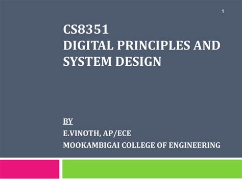 Unit 1 Boolean Algebra And Logic Gatespptx