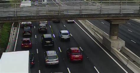 Passenger Seriously Hurt After Car On M1 Hits Trees And Catches Fire