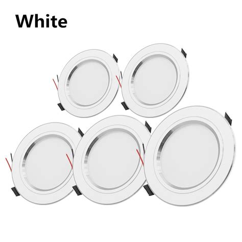 Ac 220v Led Downlight Golden Silvery Ceiling Lamp Grandado