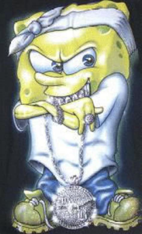 Spongebob Squarepants Gangster Wallpaper