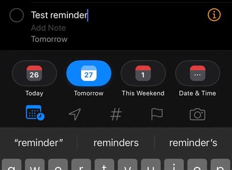 How Can I Create A Keyboard Toolbar Like The One Apple Reminders Or