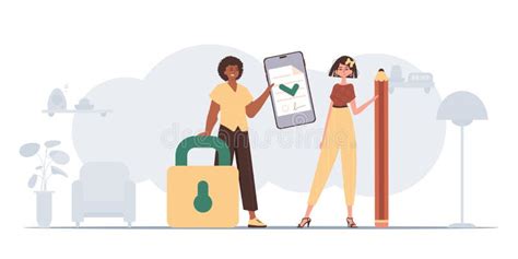 The Guy And The Girl Sign A Contract The Concept Of Signing And