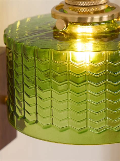 Ripple Glass Wall Sconce Vintage Style Bedside Accent Light For Bedr Monulo