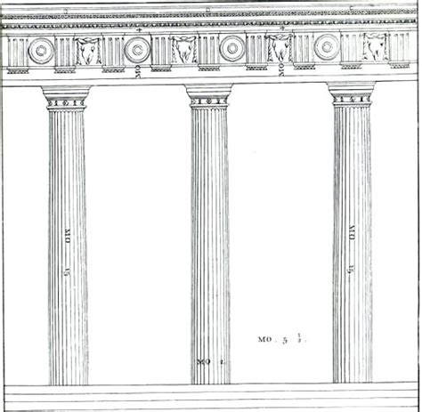 Doric Column Drawing At PaintingValley Com Explore Collection Of Doric Column Drawing