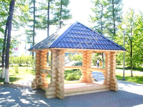 Беседки из дерева купить недорого в Екатеринбурге