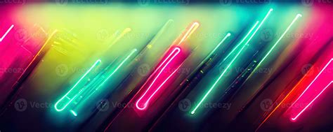 Iridescent Neon Green Light