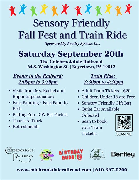 Colebrookdale This Saturday Is Our Sensory Friendly Fall Fest And