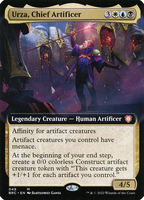 Urza Chief Artificer · The Brothers War Commander Brc 49