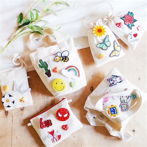 나만의 Diy 에코백 만들기 캔버스백와펜패브릭 파우치 골라담기 티몬