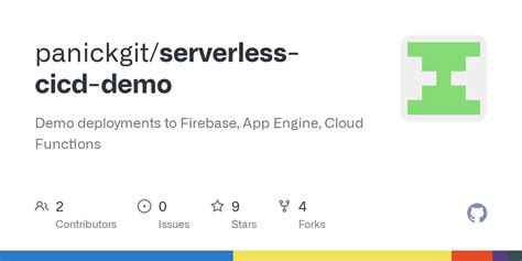 GitHub Panickgit Serverless Cicd Demo Demo Deployments To Firebase App Engine Cloud Functions