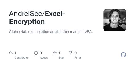 Github Andreisecexcel Encryption Cipher Table Encryption Application Made In Vba