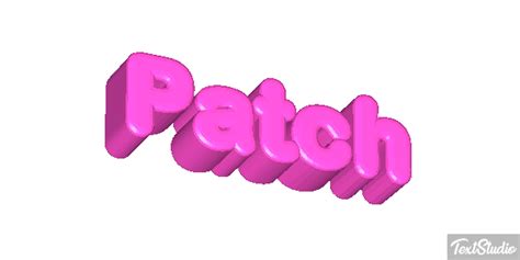 Patch Word Animated  Logo Designs