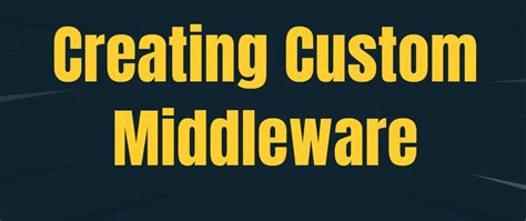 Creating Custom Middleware In Aspnet Core Dev Community