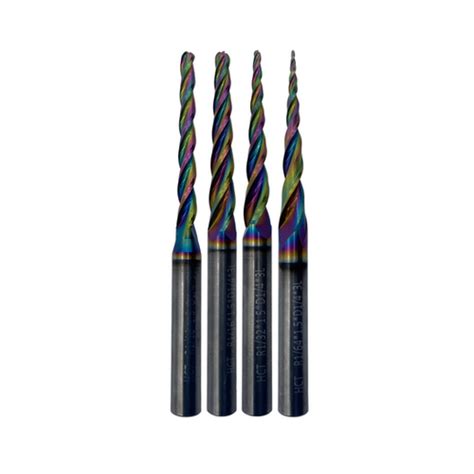 Tapered Ball Nose CNC Bit Set High Country Tools