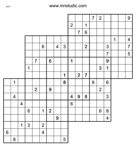 Multi Sudoku With 4 Sudoku The Quatro 4
