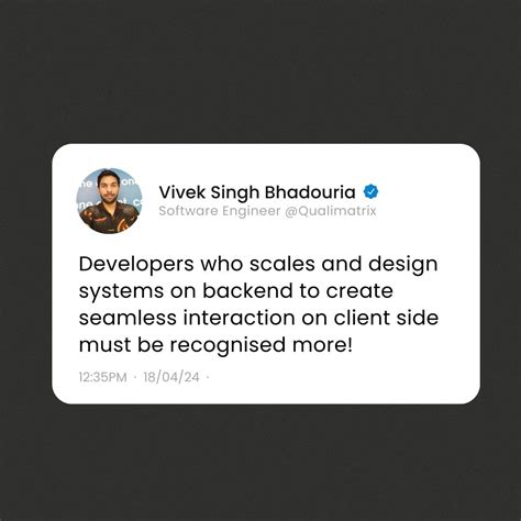 Vivek Singh Bhadouria On Linkedin Software Development Does Have