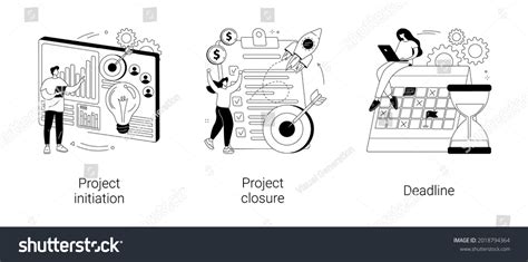 Project Lifecycle Abstract Concept Vector Illustration Stock Vector Royalty Free 2018794364