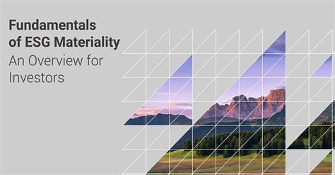 Esg Investor Resource Fundamentals Of Esg Materiality