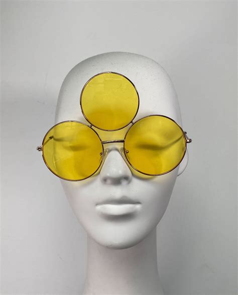Third Eye Sunglasses Yellow Third Eye Sunglasses Funky Glasses Funky Sunglasses