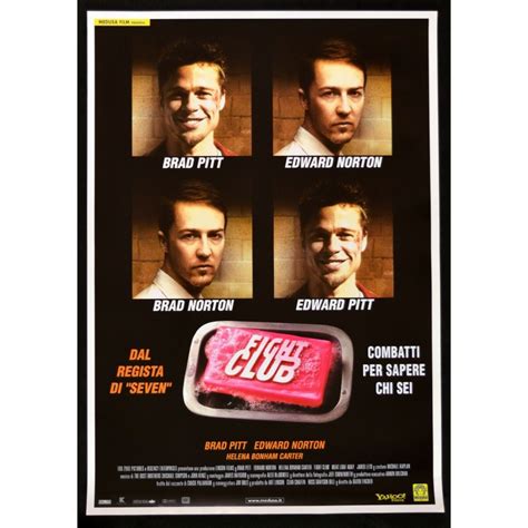 Manifesto Fight Club Brad Pitt Edward Norton David Fincher Cinema