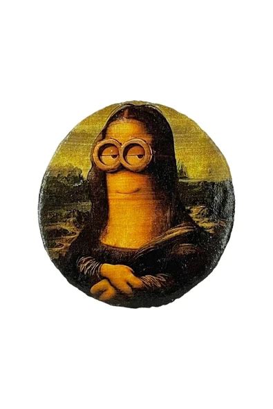 Celestia Mona Minion El Yapımı Ahşap Baskısı D Pttavm