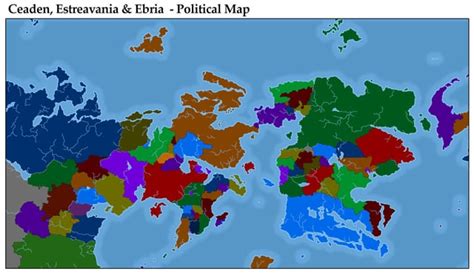 Fictional World Map