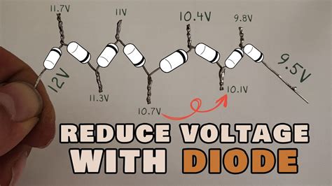 Reduce Voltage With Diode YouTube