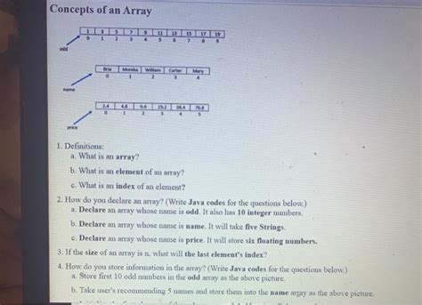 solved concepts of an array 57 0 1 9 11 5 13 15 5 7 17 19 8