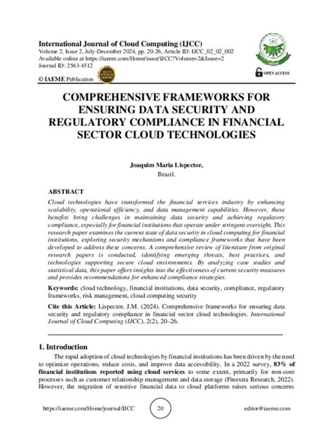 Pdf Comprehensive Frameworks For Ensuring Data Security And