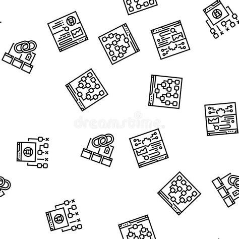 Seo Optimize Community Seamless Pattern Vector Stock Illustration Illustration Of Engine