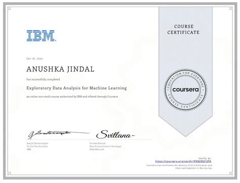 exploratorydataanalysis machinelearning datascience coursera ml ai… anushka jindal