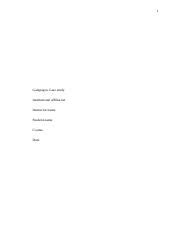 Galapagos Case Study Docx 1 Galapagos Case Study Institutional