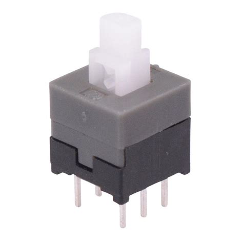 Latching 8 5x8 5mm Pcb Push Button Switch Dpdt 300ma 30vdc — Switch