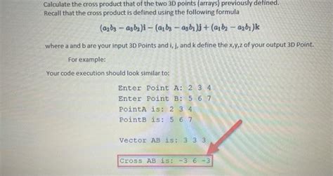 Solved Prompt The User To Initialize Two Integer Arrays Of