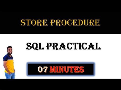 Ajay Bansode On Linkedin Sql Store Procedure Practical