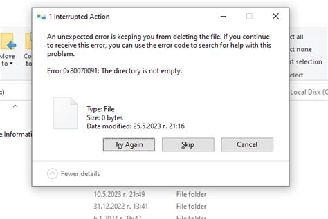 Can Not Delete File Microsoft Community
